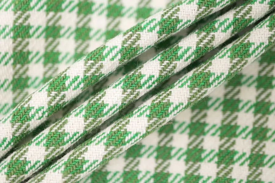 Твид костюмный хлопковый Клетка Зеленый IDT H68/1/ K40 28012439 ...